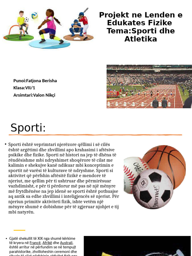 Sporti Dhe Atletika | PDF