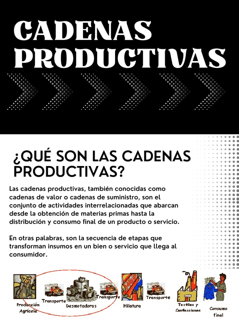 Cadenas Productivas | PDF | Business | Producto (Negocio)