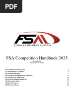 FSG Competition Handbook 2025 | PDF
