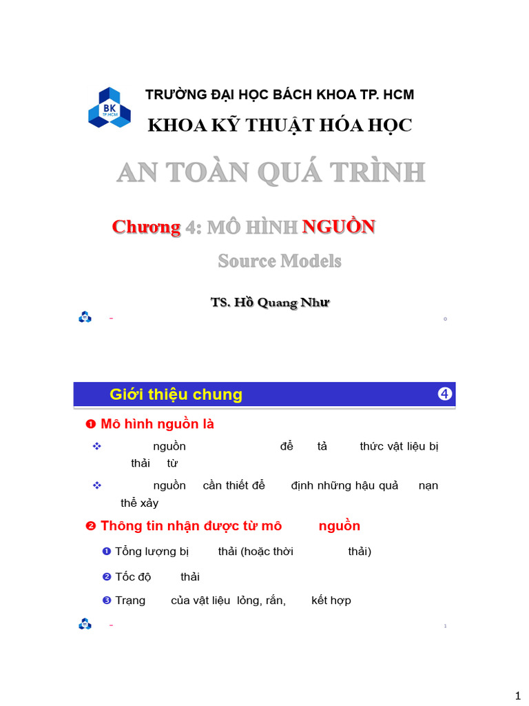 ATQT - CHƯƠNG 4 - SOURCE MODEL (Fall 2024) | PDF