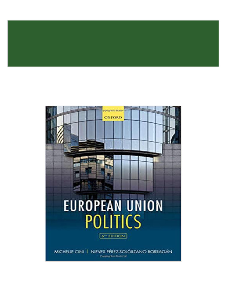 Get (eBook PDF) European Union Politics 6th Edition PDF ebook with Full ...