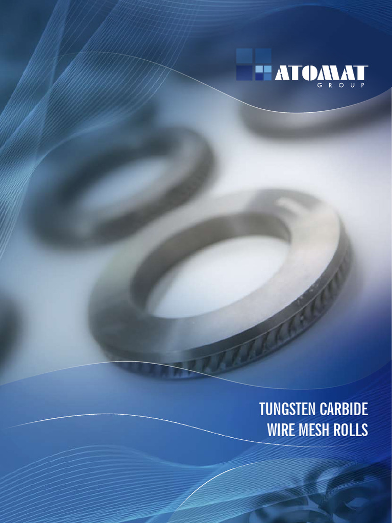 Atomat Spa Wire Mesh Tungsten Carbide Rolls r06 | PDF | Manufactured Goods