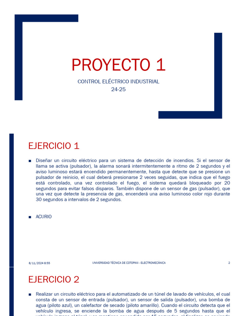 Proyecto 1 | PDF | Cambiar | Semáforo