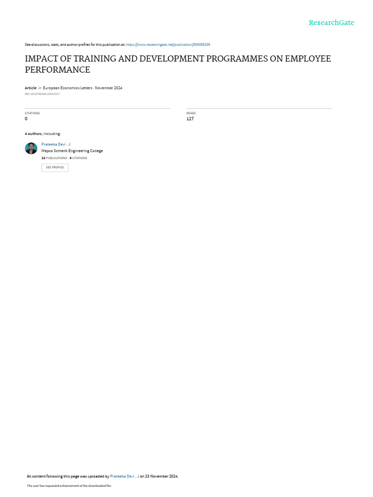 03 Path European Economic Letters | PDF | Survey Methodology | Employment