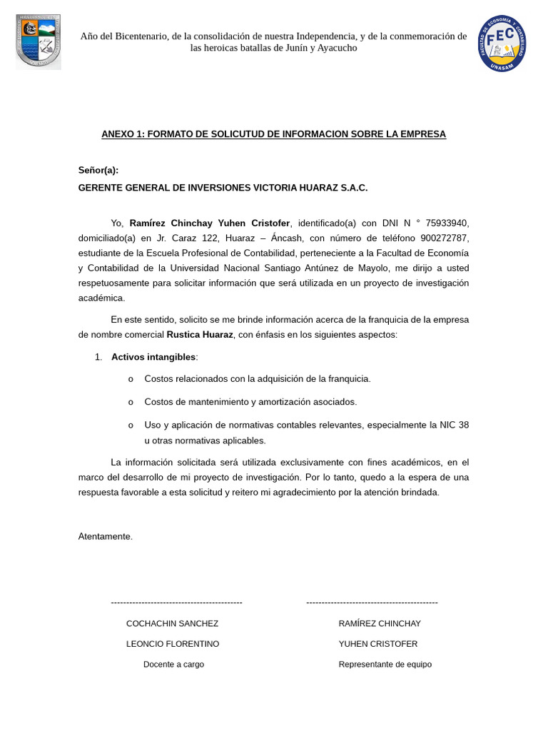 Anexo 1 | PDF
