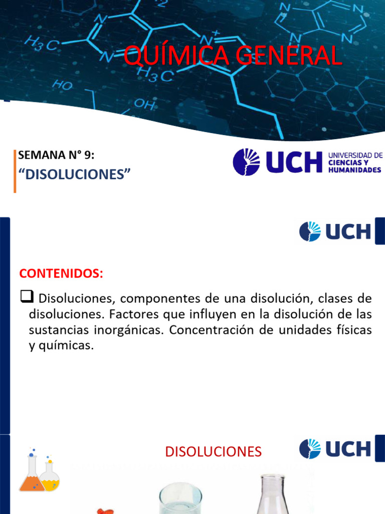 SEMANA #9 Quimica General e Inorganica - Mg. MIGUEL ANGEL VASQUEZ HUAMAN - FyB | PDF ...