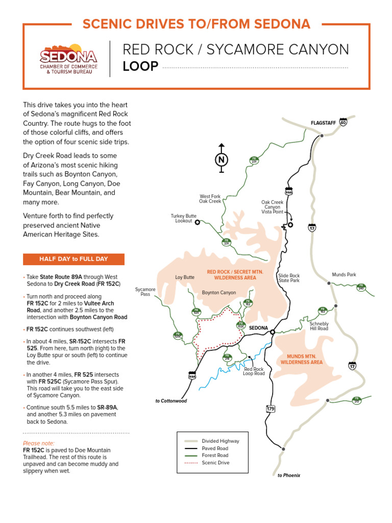 Sedona Scenic Driving Maps | PDF