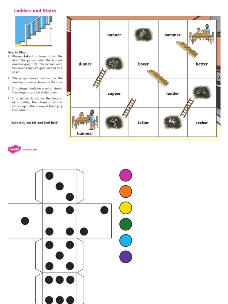 Ladders and Stairs Game | PDF