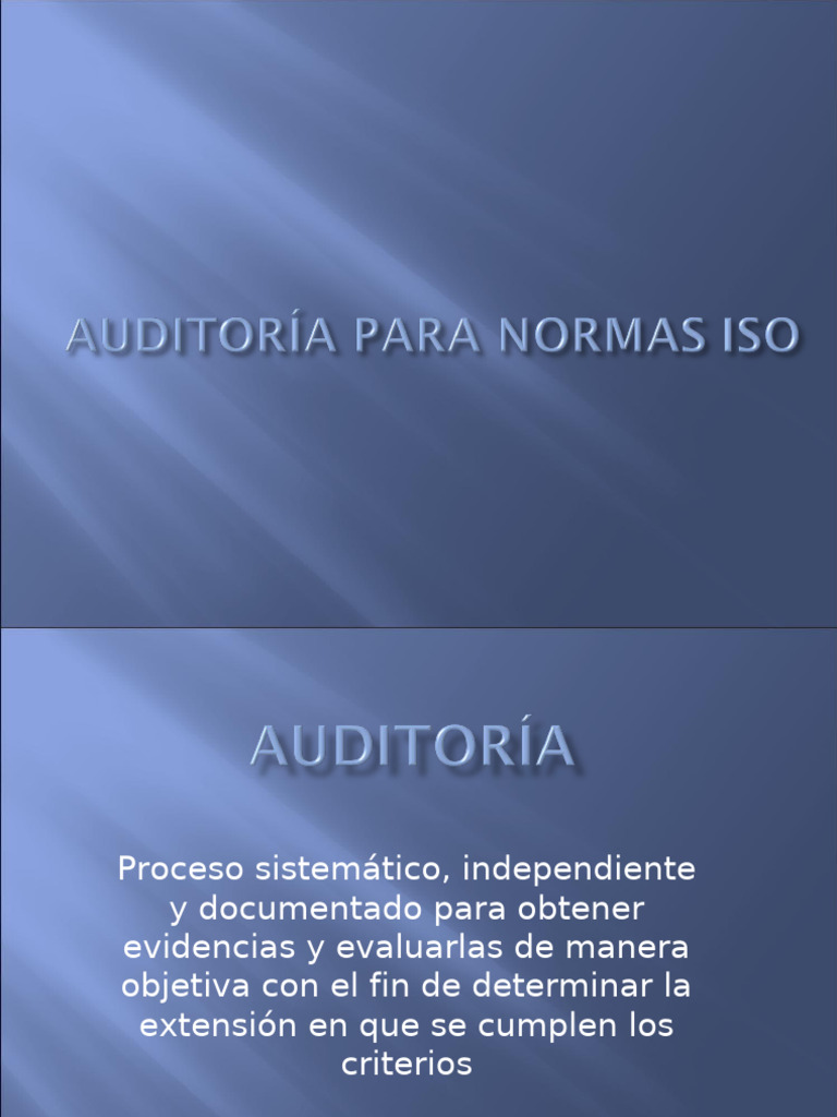 Auditorías y Gestión de Calidad ISO | PDF | Auditoría | Calidad (comercial)