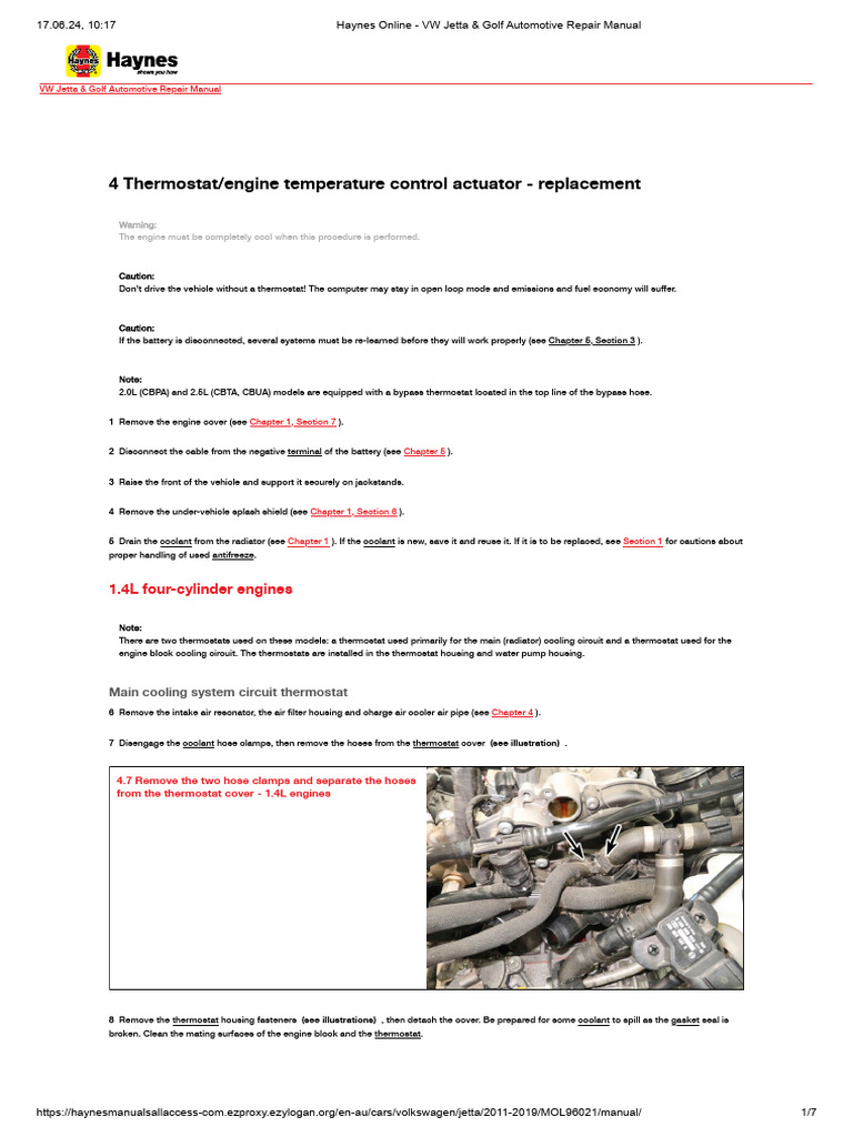 3 Cooling, Heating and Air Conditioning Systems 4 Thermostat-Engine ...