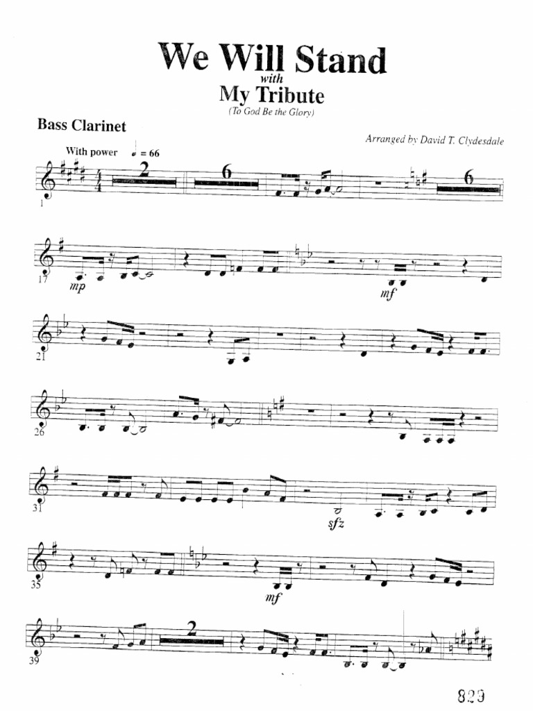 Make Us One - 15b We Will Stand My Tribute | PDF