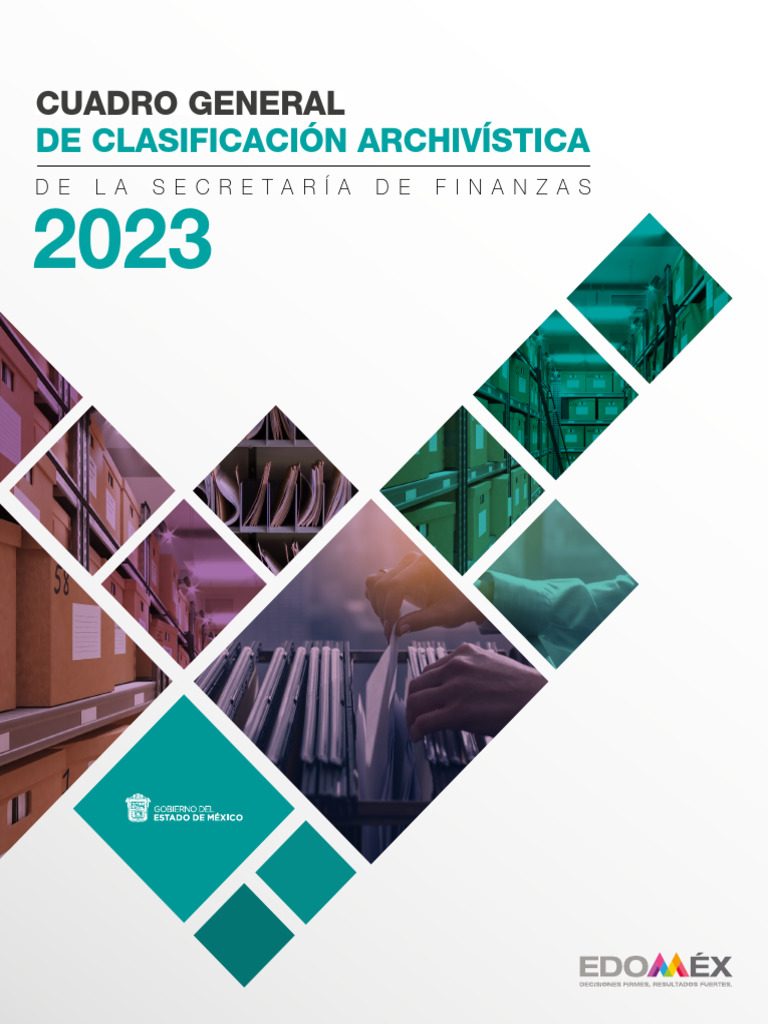 Clasificación Archivística En Finanzas Edomex Pdf Gestión De