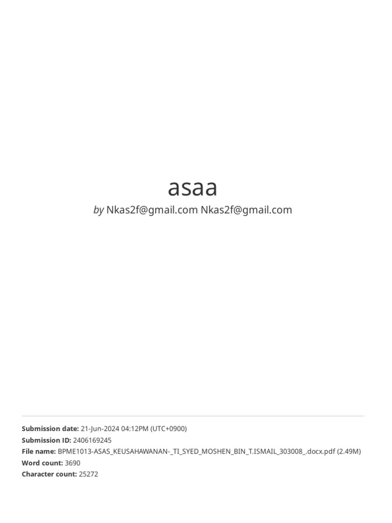 Asaa | PDF