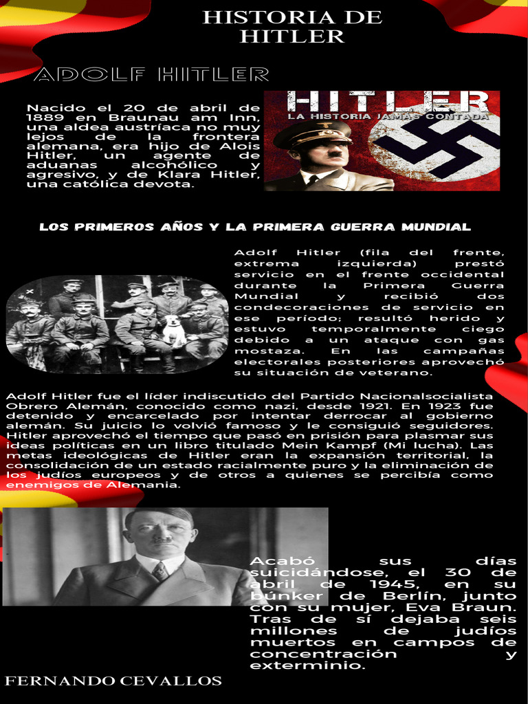 Historia de Adolf Hitler y su legado | PDF