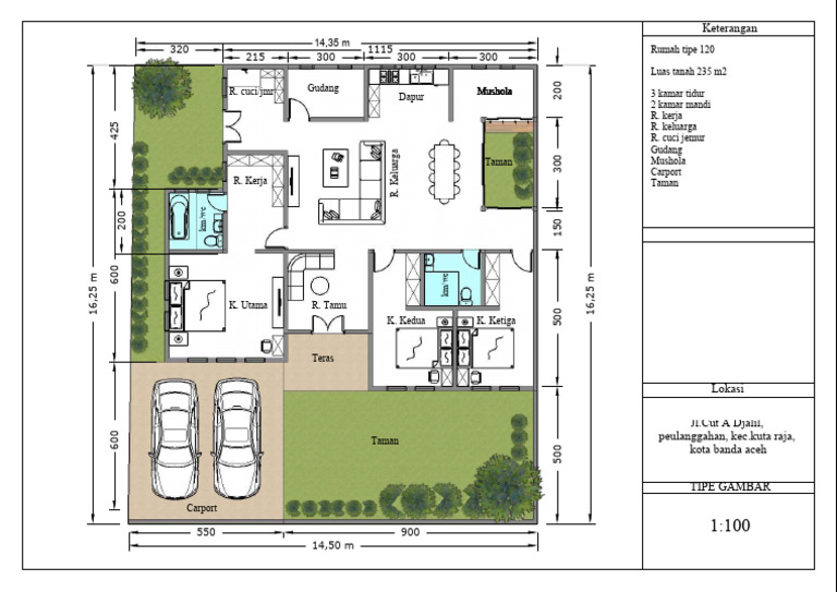 Layout Rumah Cici | PDF
