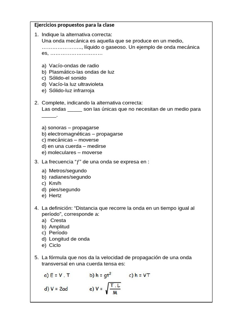 ONDAS 1 | PDF | Olas | Frecuencia