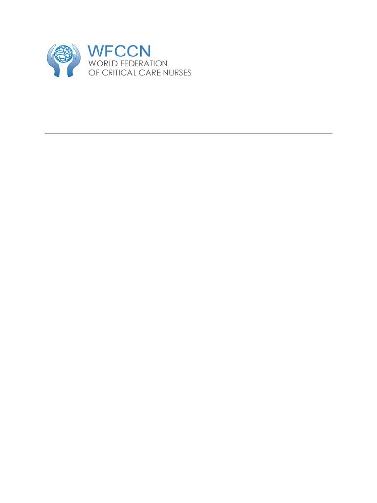 Federación Mundial UTI 2005 Workforce | PDF | Nursing | Intensive Care Unit