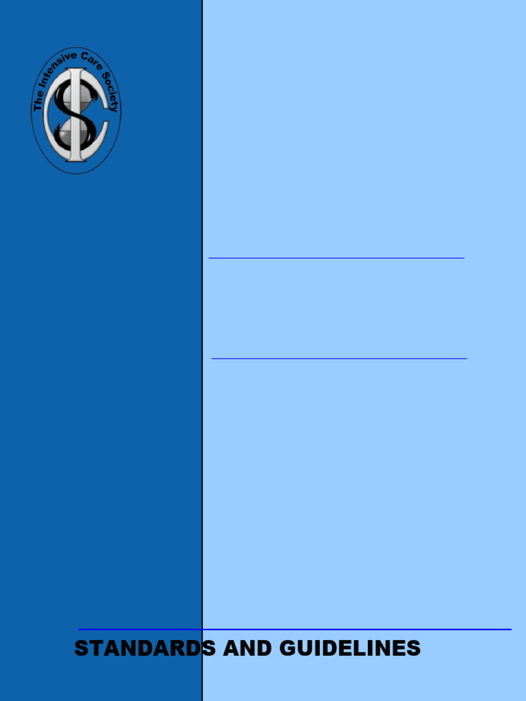 ICS Levels of Critical Care For Adult Patients 2009 | PDF | Intensive ...