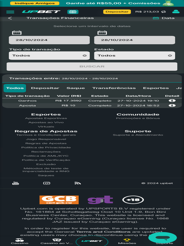 httpsm.upbet.comptbdashboardaccount-activityfinancial-transactions | PDF