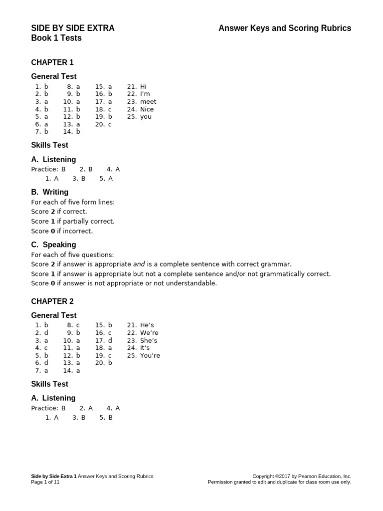 SBSE TP1 Answer Key | PDF | Grammar | Linguistics