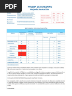 Prueba de Desarrollo Battelle: Ficha Técnica | PDF