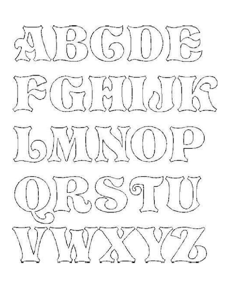 Moldes de Letras | PDF