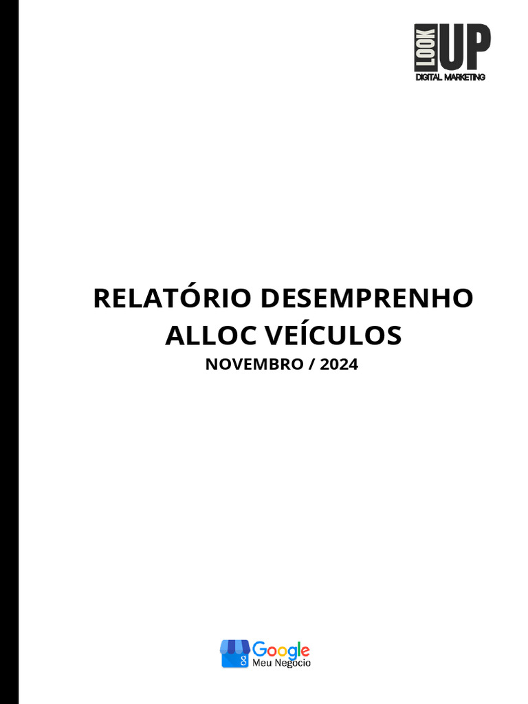 Relatorio de Desempenho Google - Alloc | PDF