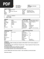 ML962 Holter Sample Report | PDF | Heart Rate | Electrocardiography