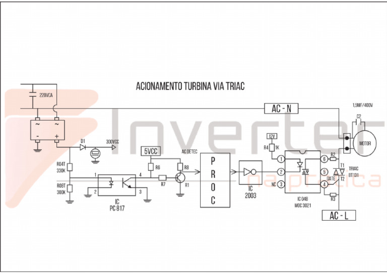 ACIONAMENTO+TURBINA+VIA+TRIAC (1) | PDF