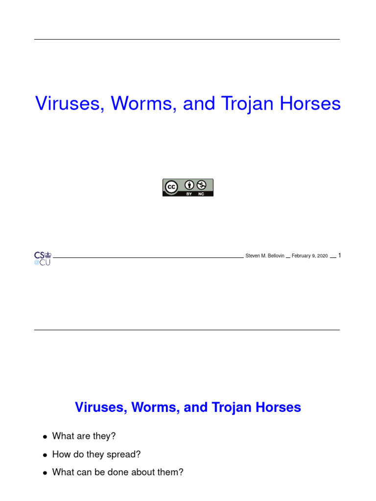 l_worms | PDF | Computer Virus | Malware
