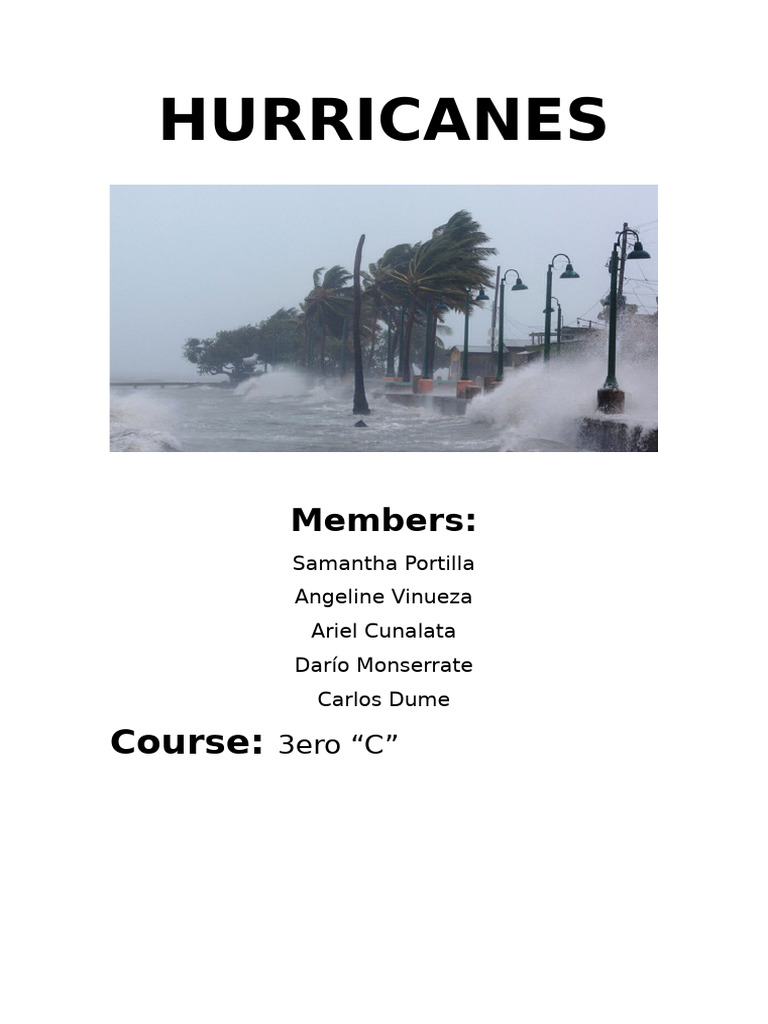 Hurricanes | PDF