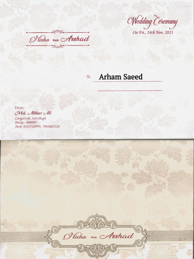 Wedding Invitation.. | PDF