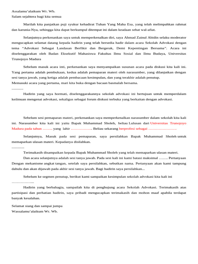 Teks Moderator | PDF