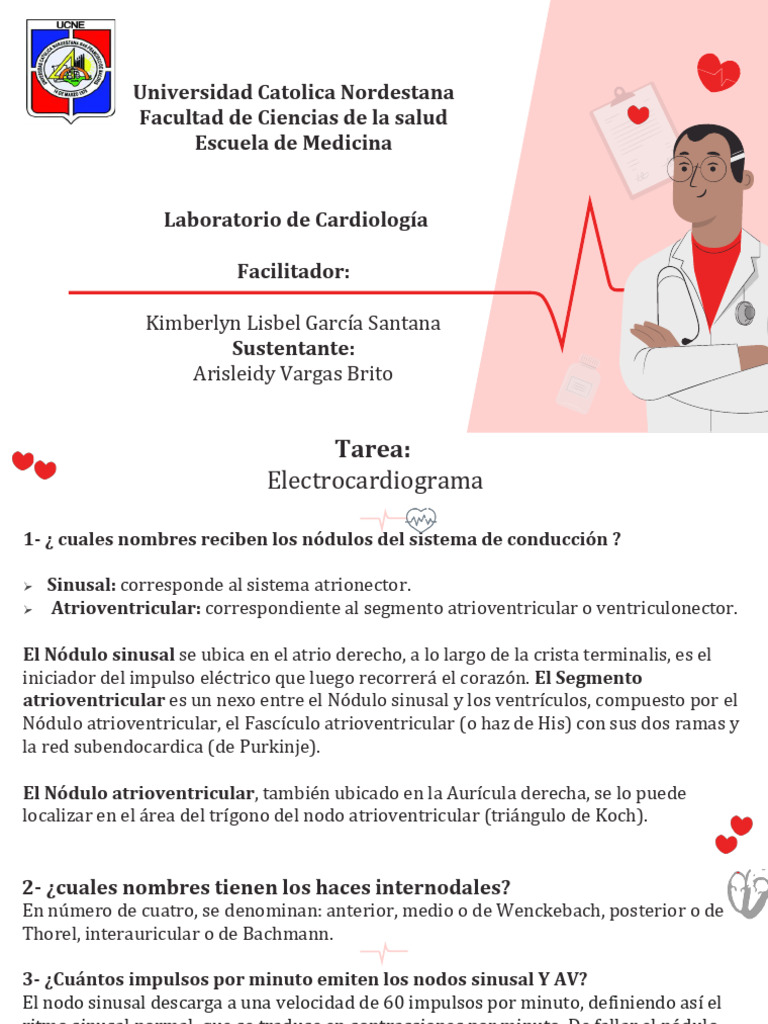 tarea EKG- de lab de cardio-arisleidy | PDF
