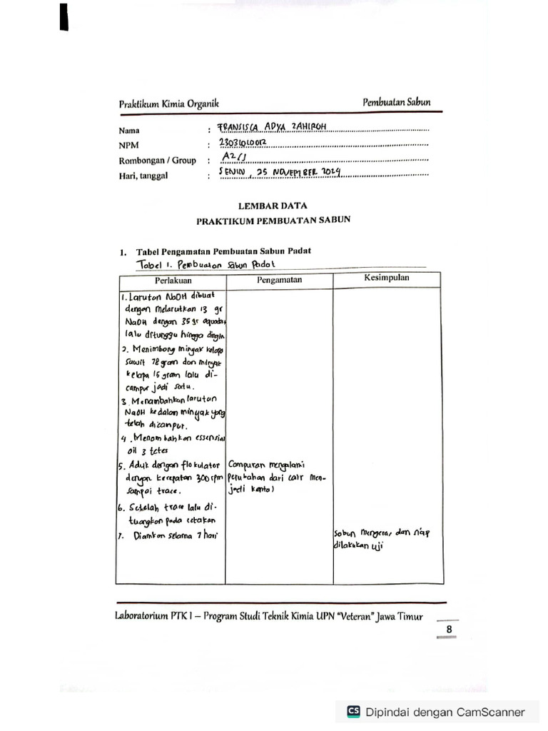 Lemdat M7 - 23-012 - A2 - J - Fransisca Adya | PDF