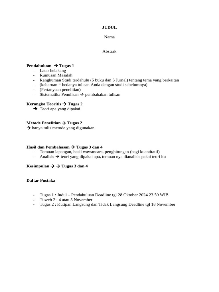 Outline Karil 2024 | PDF