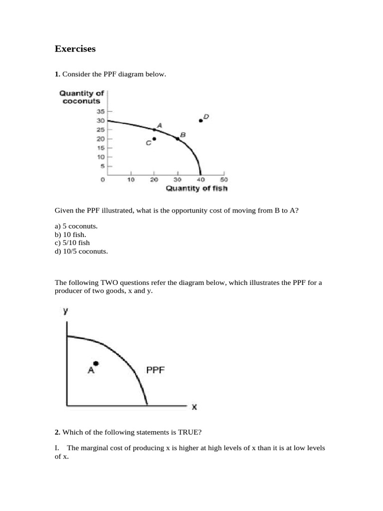 Opportunity Cost & PPF Analysis | PDF