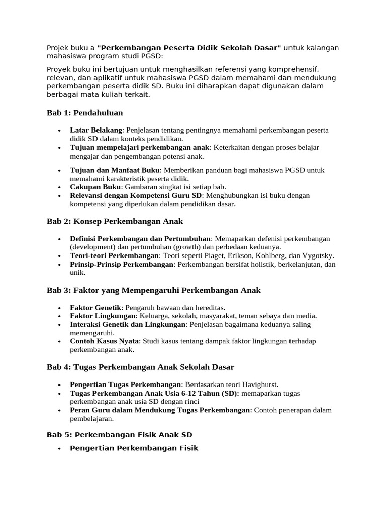 Projek buku PPD | PDF