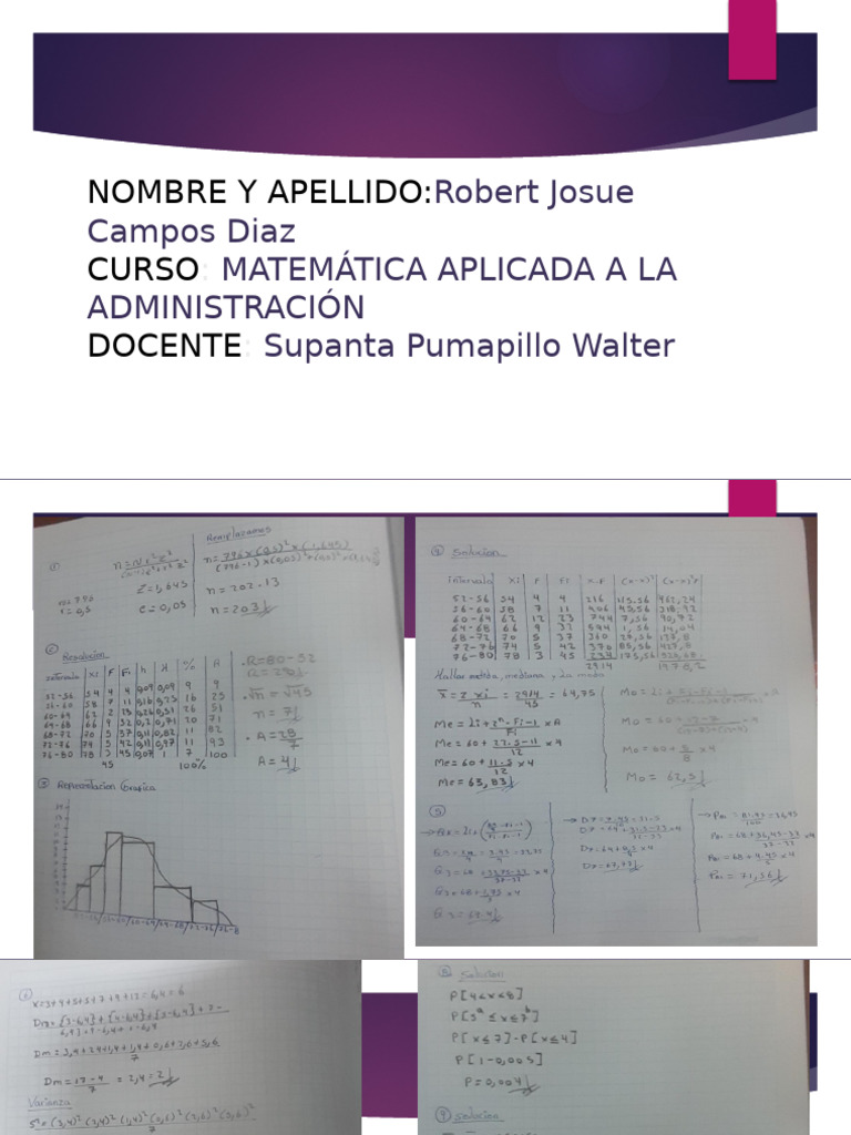 entregable de mate supanta | PDF