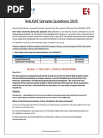 SSN Entrance Exam Math Test Paper | PDF | Euclidean Geometry ...