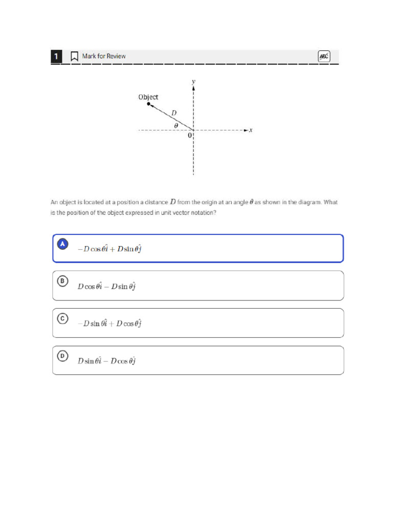 2D Vectors Review | PDF