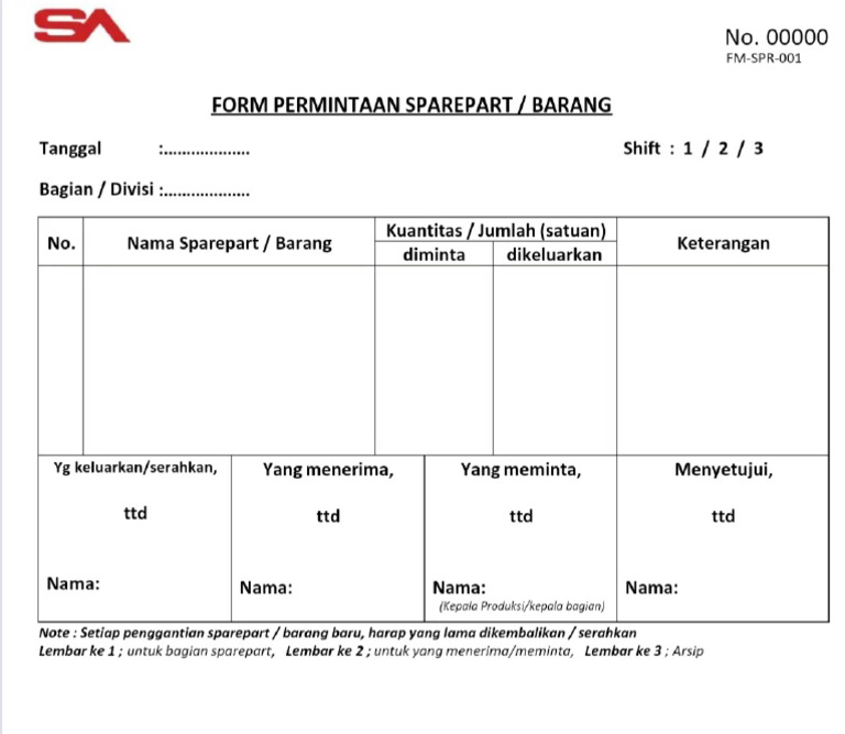 Form Part Backlog New | PDF