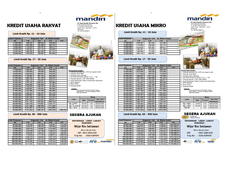 Brosur KUR KUM | PDF