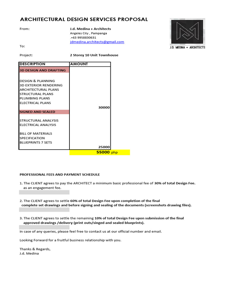DESIGN PROPOSAL 2 STOREY 10 UNITS TOWNHOUSE | PDF