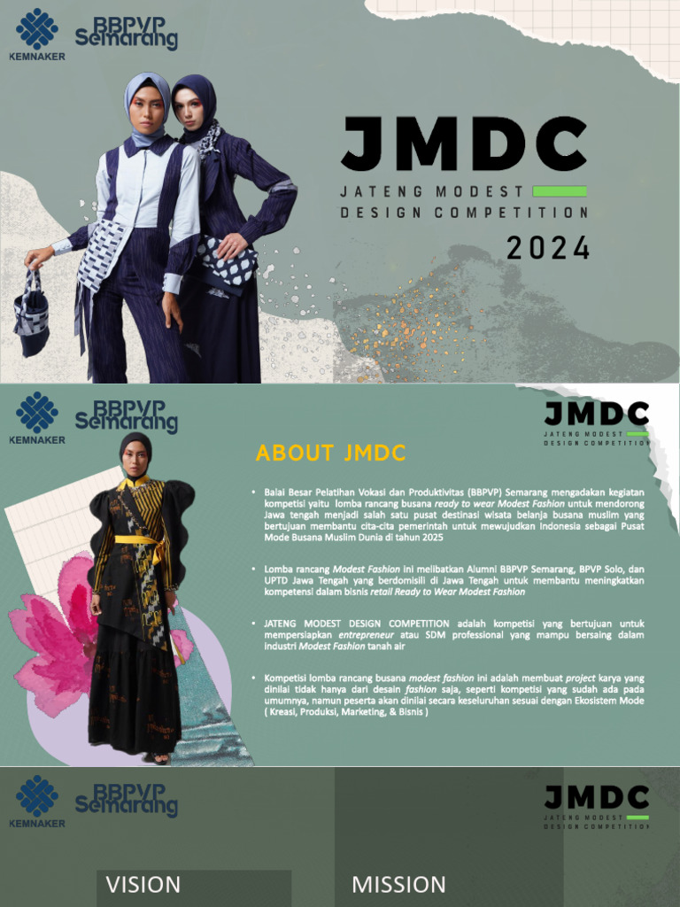 Jateng Modest Design Competition 2024 - BBPVP Semarang - Rev | PDF