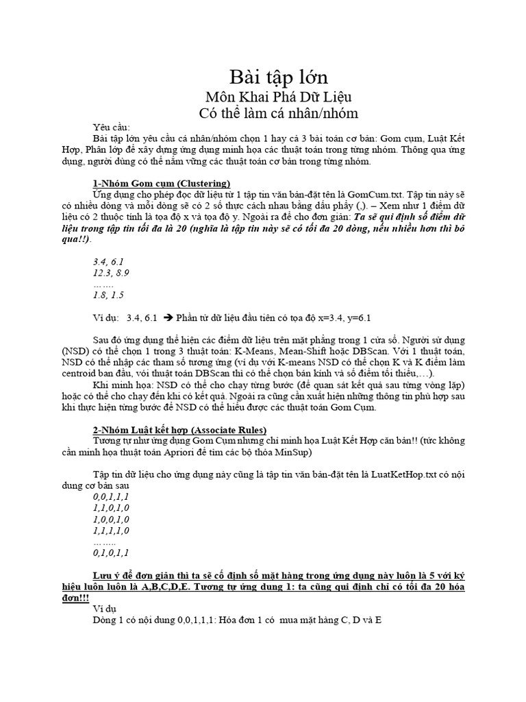 Project Mon Data Mining | PDF