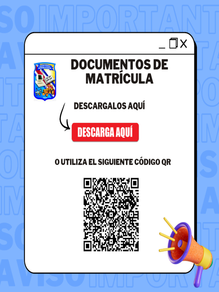 Documentos de Matrícula | PDF