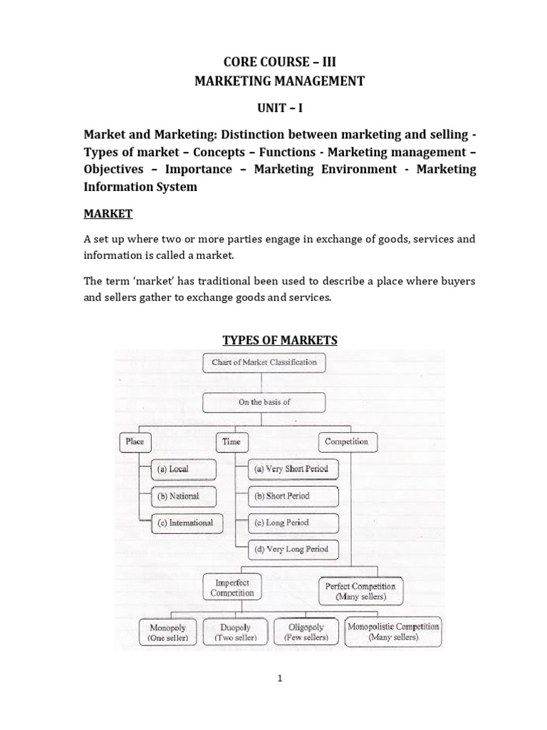 Marketing Management Concepts Explained | PDF | Marketing | Market ...