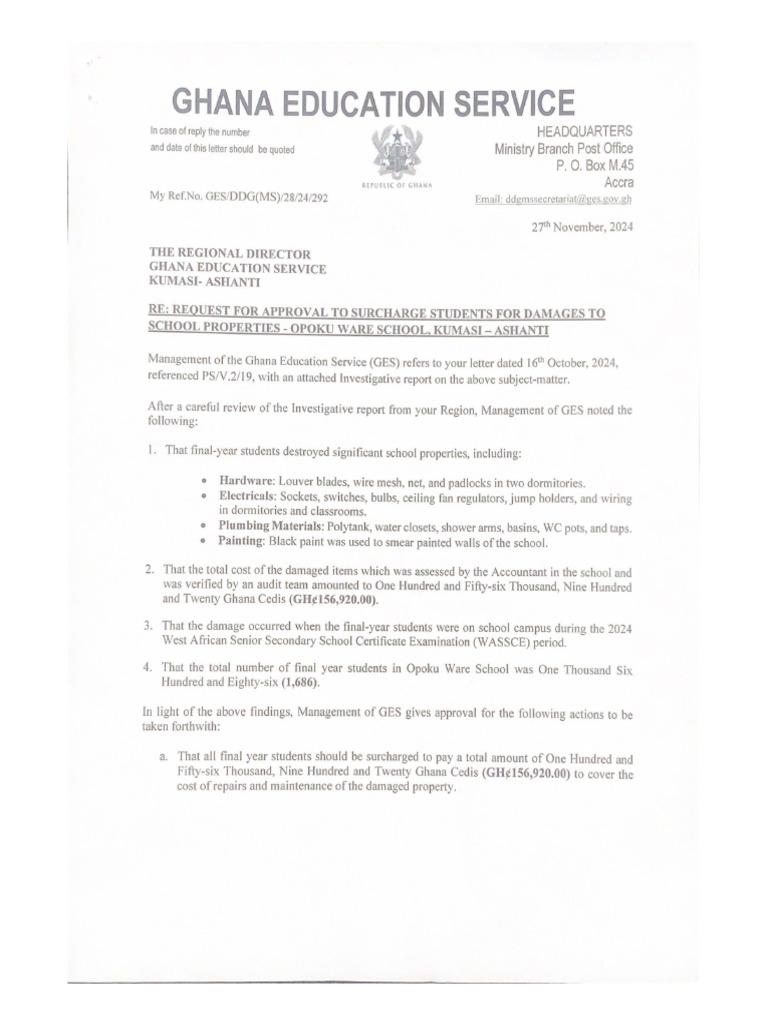 Ghana Education Service | PDF