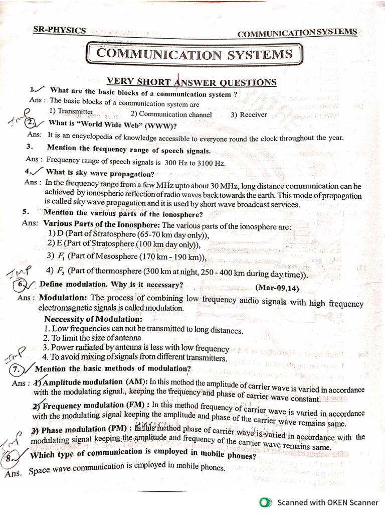 Communication Systems | PDF